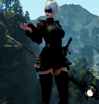 Nier 2b w/mask(Automata)(in game) RP | Witch | Beauty Album | Garmoth ...